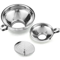 Kitchenaid Set of 4 Plastic Funnels in White - Walmart.com