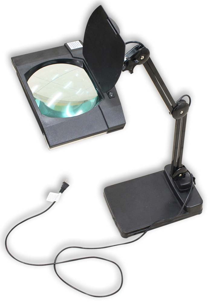 3x/5x Fluorescent Black Magnifier Lamp (ELUCIDATE: MG-14855) - Walmart.com