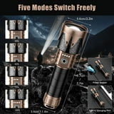 SKYFIRE high-lumen LED flashlight with ignition lens, high-lumen ...