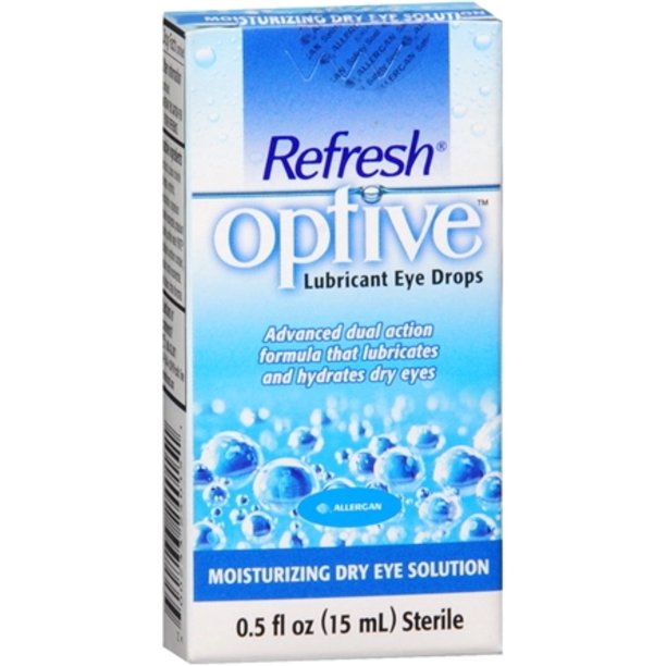 Refresh OPTIVE Lubricant Eye Drops 0.50 Oz - Walmart.com