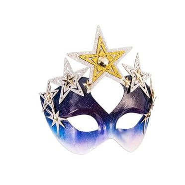 Halloween Fortune Teller - Half Mask - With Brown Scarf - Walmart.com