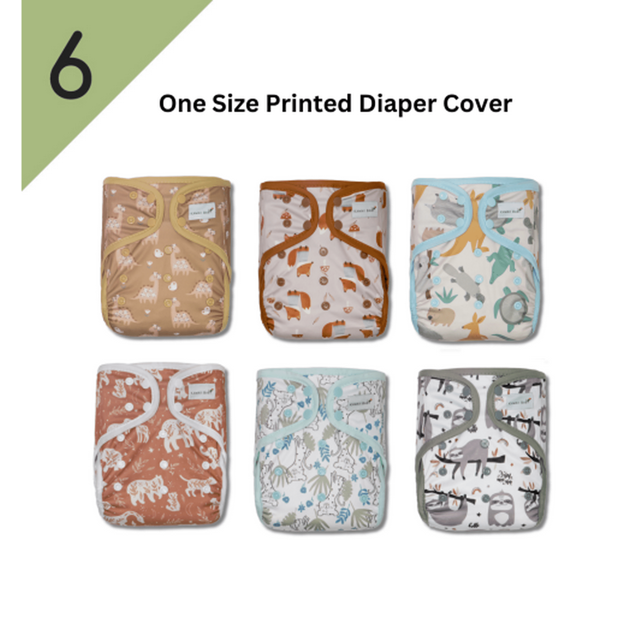 Click here for Kawaii Baby 6 Happy Leak-Free Cloth Diaper Covers... prices