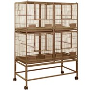 A and E Cage Co. 40"X30" Double Stack Breeder Cage - Black - Walmart.com