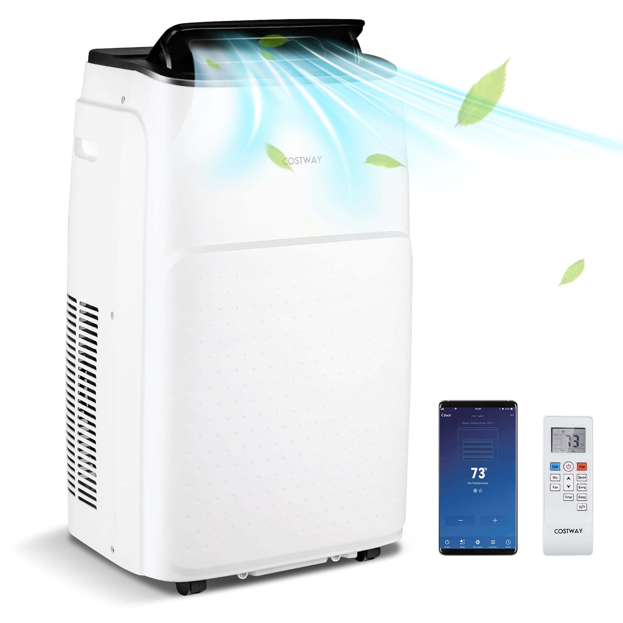 Click here for Costway 13 000 Btu Portable Air Conditioner With C... prices