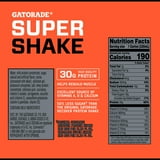 Gatorade Super Shake Protein Shake With Nutrients, Chocolate, 11.16 fl ...