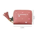 Vikakiooze Unisex Wallet With Zipper Watermelon Red
