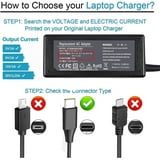 65W 45W USB-C Charger Fit for HP ProBook 440 G11, 445 G11, 450 G10, 460 ...
