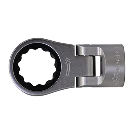 TONE Flex Ratchet Box Socket HP3RM-19F Insertion Angle 9.5mm (3/8 ...