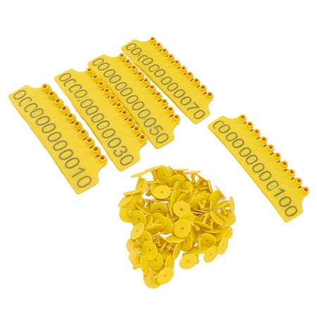 Animal Ear Labels, Animals Ear Tags Frost Resistant For Cow Cattle ...