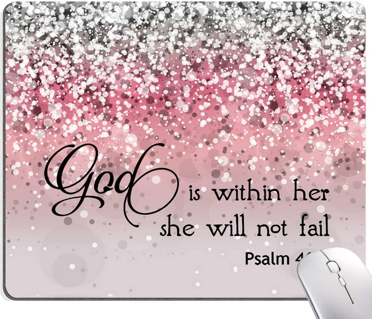 Mouse Pad, Psalm 46:5 God is Within Her, She Will not Fall - Bible ...
