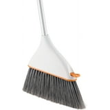 Superio Angle Broom with Clip-On Dust Pan Set for Multiple Surfaces ...