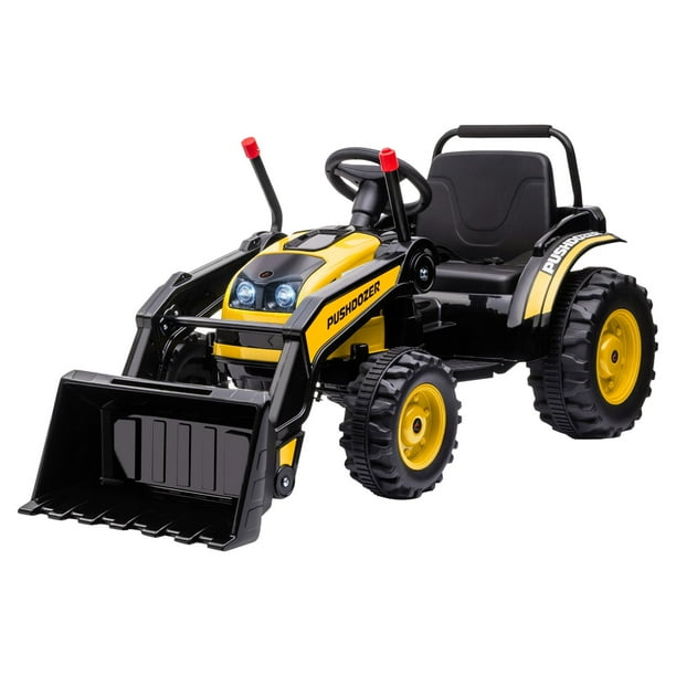 Aosom Kids Digger Ride On Excavator 6V Battery Powered Construction ...