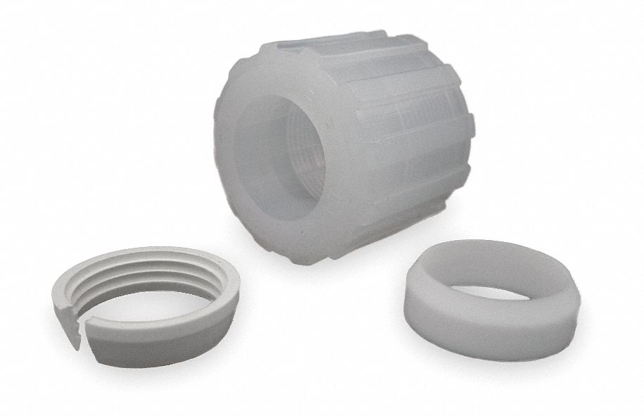 Pargrip Nut Assembly,PFA, PTFE, ETFE,Comp,1/8In 1202-0012 - Walmart.com