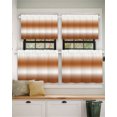 Abstract Gradient Orange Short Blackout Curtains 24 Inch Long,Modern ...