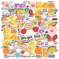 35pcs-70pcs Cartoon Motivational Stickers Animal Cute Stickers Kids ...
