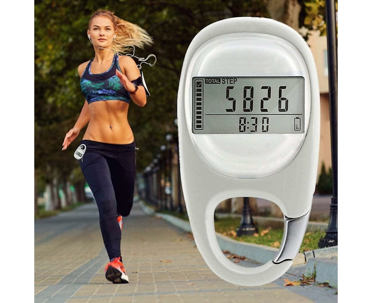 Podómetro simple | Podómetro para caminar con clip en 3D, monitor de ...