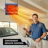 TEMPWARE 7500-Watt Electric Garage Heater with Remote, Digital Fan ...