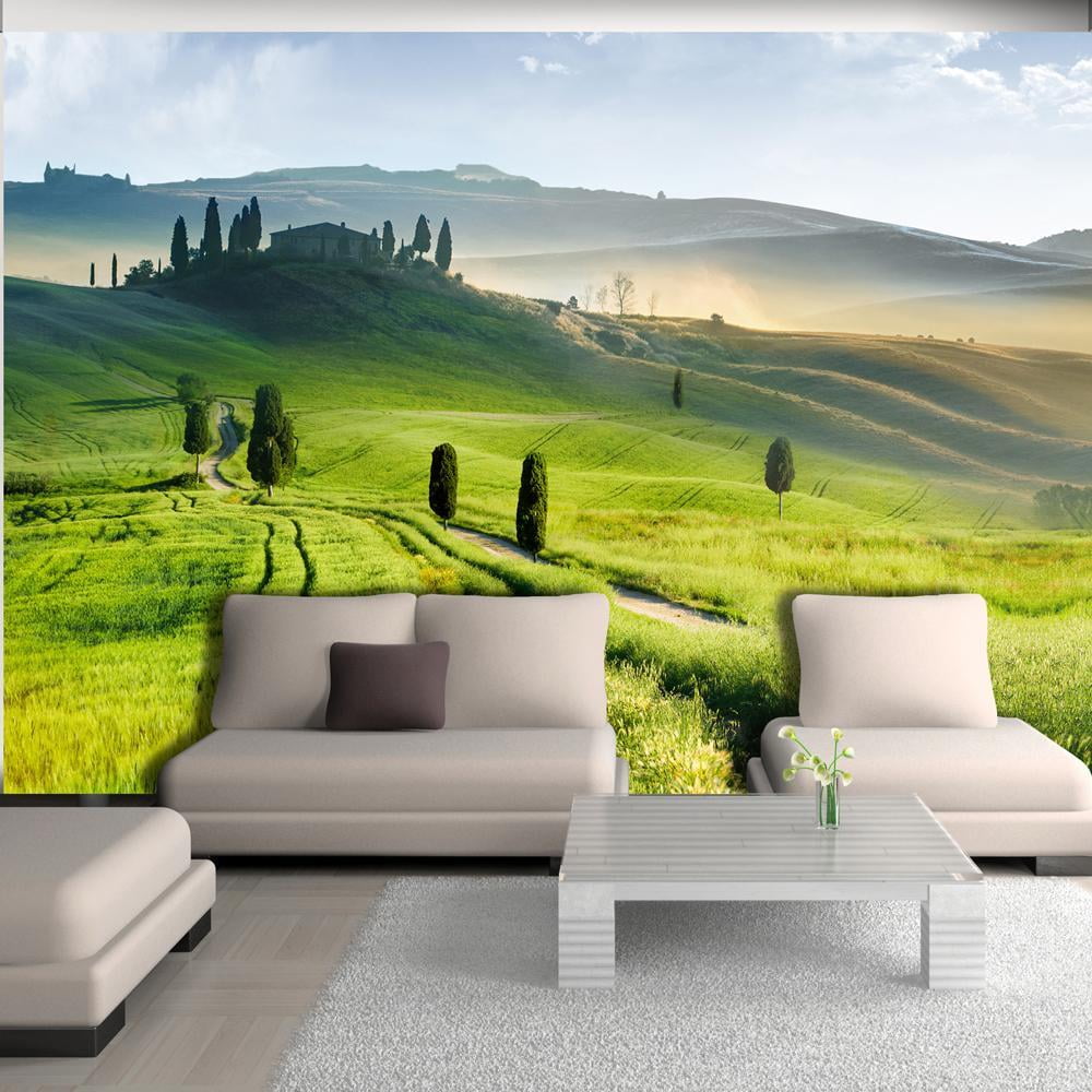 Tiptophomedecor Landscape Wallpaper Wall Mural - Morning In The ...
