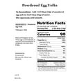 Cracked Up Powdered Egg Yolks 2 Lbs 32oz 100 Powdered Egg Yolks 1 Ingredient Non Gmo