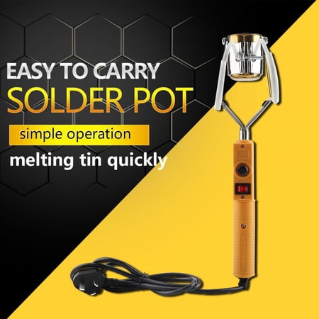 TOPINCN 180W/280W Electric Portable Lead Melting Pot Solder Furnace ...