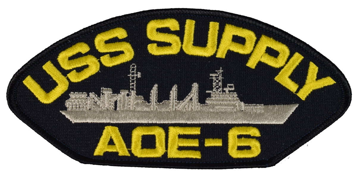 USS SUPPLY AOE-6 SHIP PATCH - GREAT COLOR - Veteran Owned Business ...