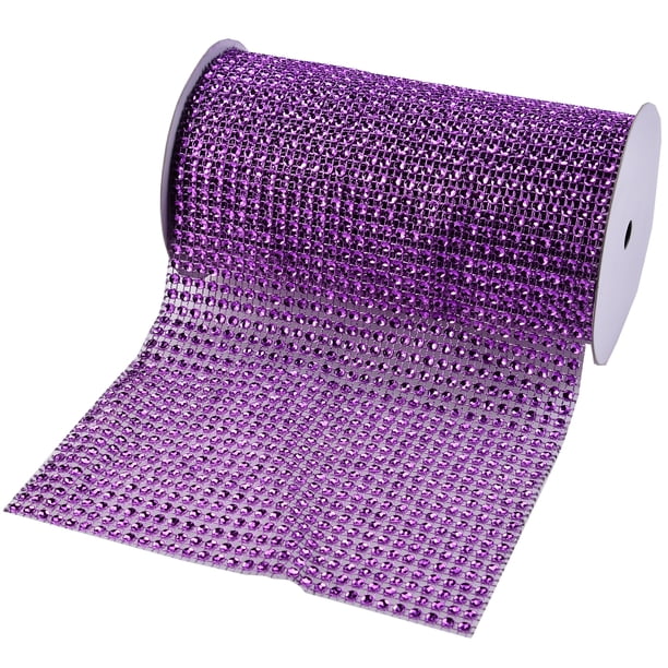 Yama Ribbon, Bling Wrap Ribbon Purple 6inch x 9 feet - Walmart.com