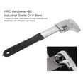 YAHHU 15‑inch F‑Shaped Right‑Angle Adjustable Wrench – CR V Steel, Wide ...
