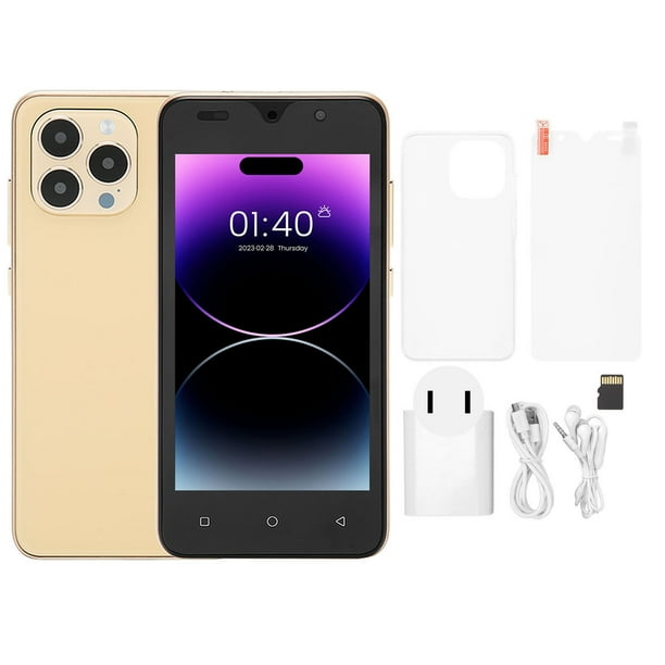 Teléfono celular desbloqueado 5.0 pulgadas HD 3G Llamada 2GB RAM 16GB ROM 2MP Cámara frontal y ...