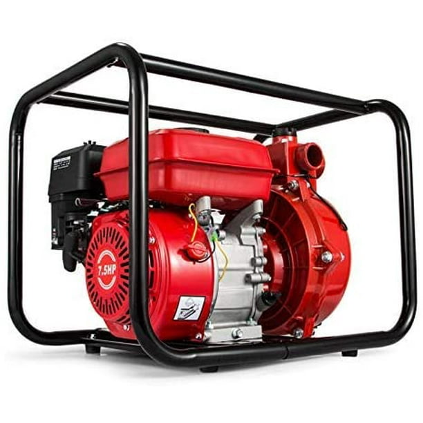 VEVOR Gas-Powered Semi-Trash Water Transfer Pump 2-Inch 7.5 HP Trash ...