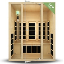 Dynamic Saunas San Marino Elite 2-person Ultra Low EMF (Under 3MG) FAR Infrared Sauna - Walmart.com