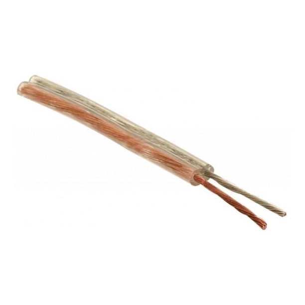 Cable Duplex polarizado 18 AWG, transparente POP18-100 VTA Steren POP18 ...