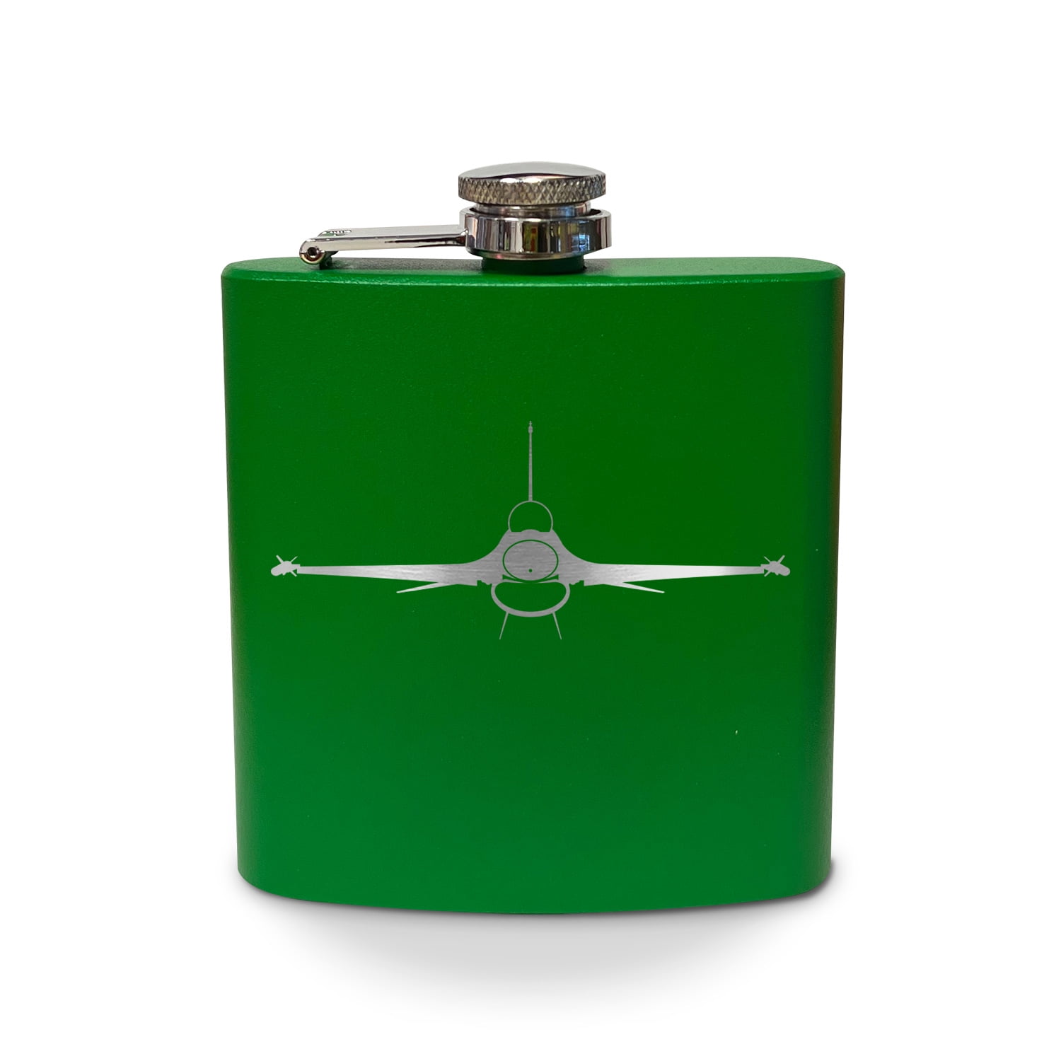 F-16 Fighting Falcon Flask 6 oz - Laser Engraved - Stainless Steel ...