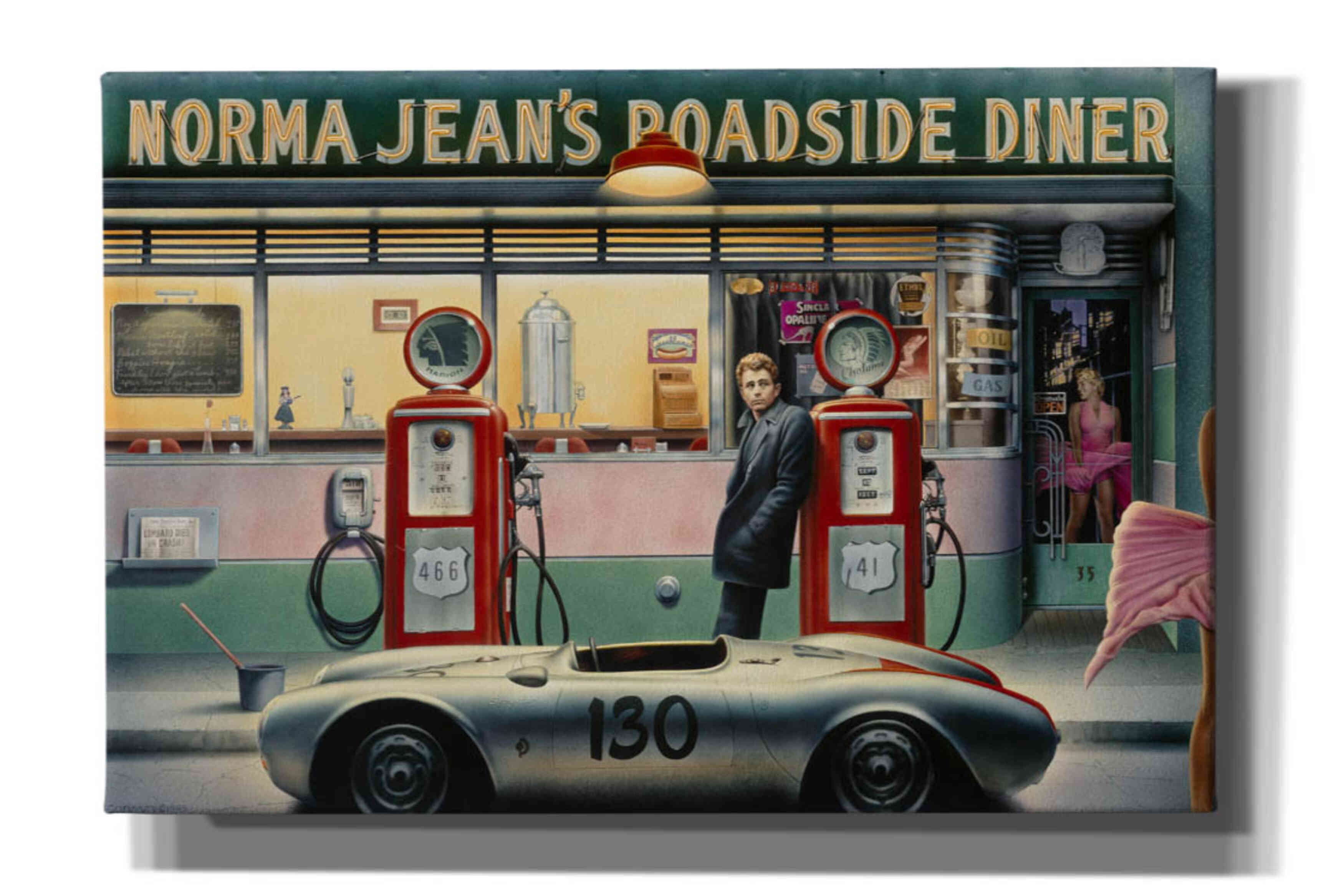 Epic Graffiti 'Destiny Highway Calendar Girl' by Chris Consani, Giclee ...