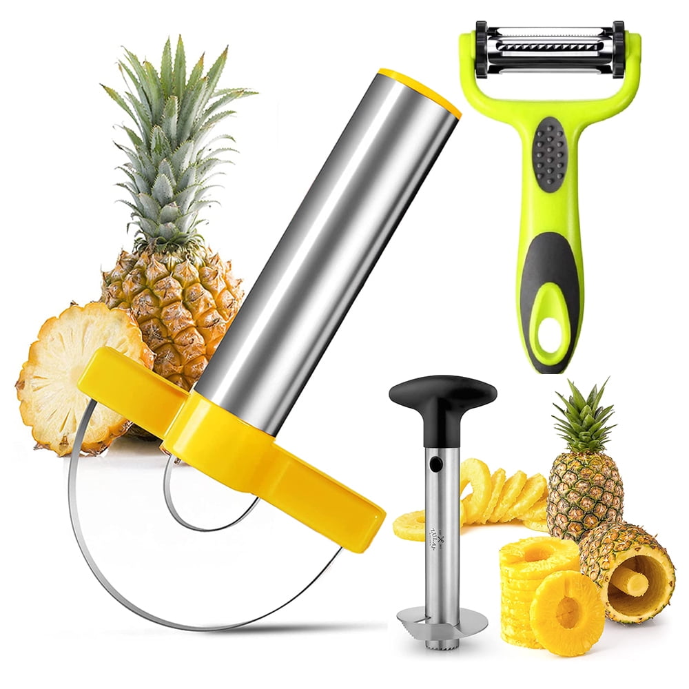Pineapple Cutter, Corer With Food Grade Stainless Steel Blade, Peeler ...