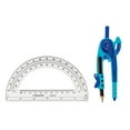 Fiskars Compass and Protractor Set (Color Received May Vary), 2 Pieces ...