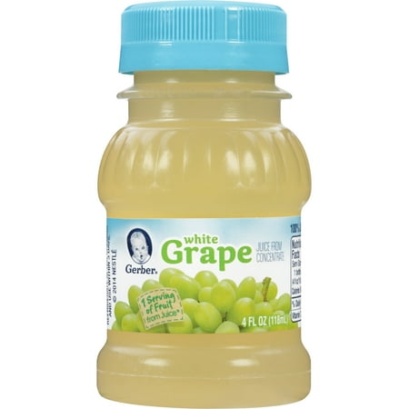 Gerber Juices White Grape Juice, 4 fl oz - Walmart.com