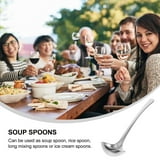 Handle Stainless Steel Soup Spoon Canning Ladle for Kitchen Cooking and ...