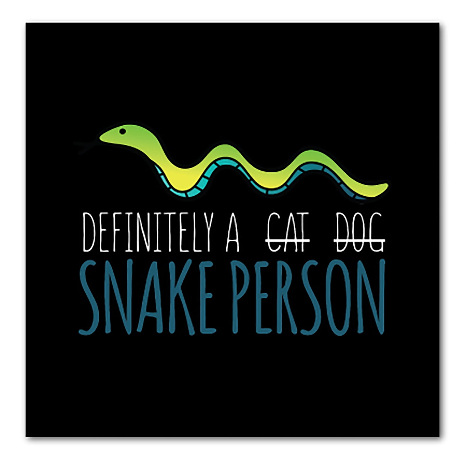 DistinctInk Custom Bumper Sticker - 8" x 8" Decorative Decal - Black ...