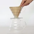 LIUJUAN Coffee Dripper Cone Shape Drip Coffee Funnel Plastic V Shape ...
