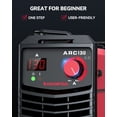 ARCCAPTAIN Portable Mini Stick Welder,130A ARC Welder Machine,110V IGBT ...