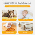 Pet Disposable Pee Paper Dog Pad Suction Diaper Deodorization Cat ...
