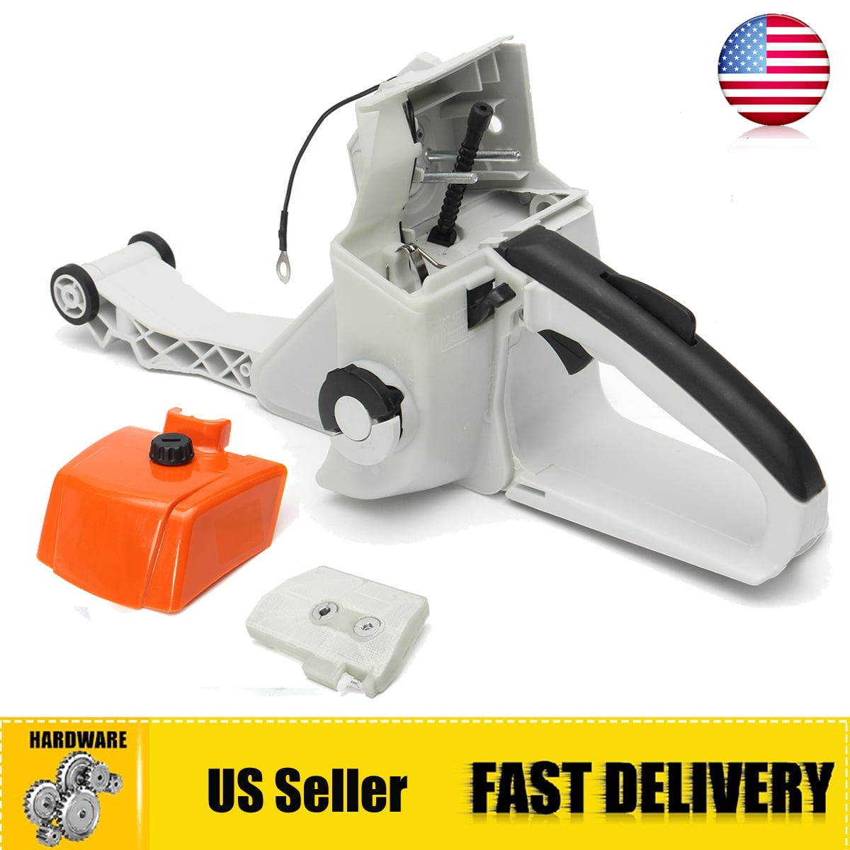 Rear Handle Gas Fuel Tank For MAGNUM STIHL 038 038AV 038 MS380 Chainsaw ...