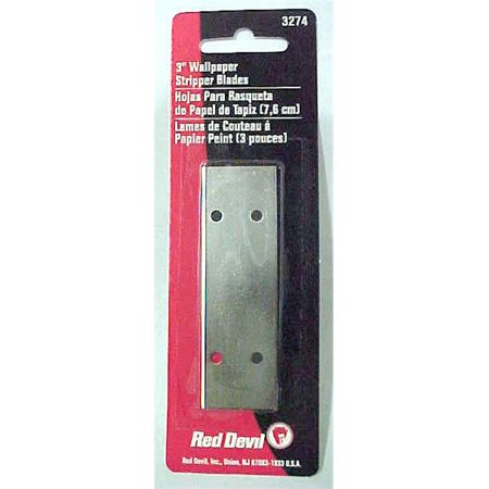 Red Devil 3274 2 Count 3 in. Wallpaper Stripper Replacement Blade ...