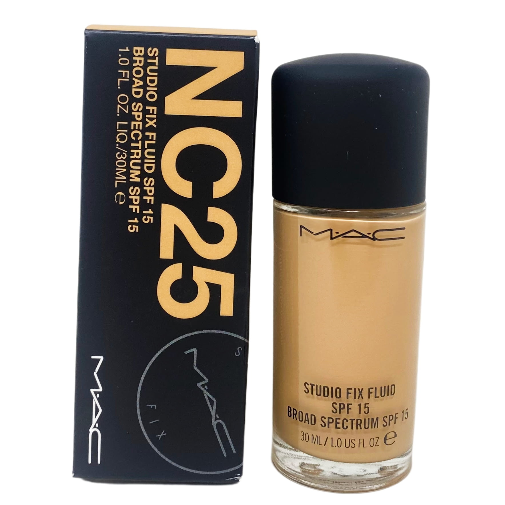 MAC Studio Fix Fluid SPF 15 Broad Spectrum SPF 15 - NC25 - 1 fl oz / 30 ...