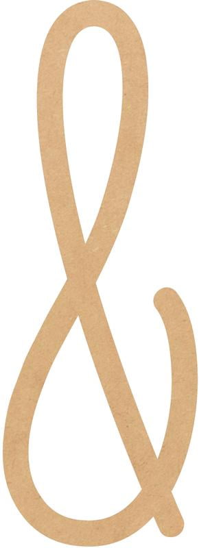 Unpainted Wooden 10'' Cream Peach Letter &, Paintable Alphabet A-Z ...