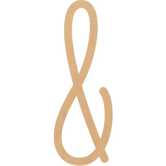 Unpainted Wooden 10'' Cream Peach Letter &, Paintable Alphabet A-Z ...