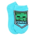 Minecraft Boy's 5 Pack Character Socks, Green/Heather, Small - Walmart.com