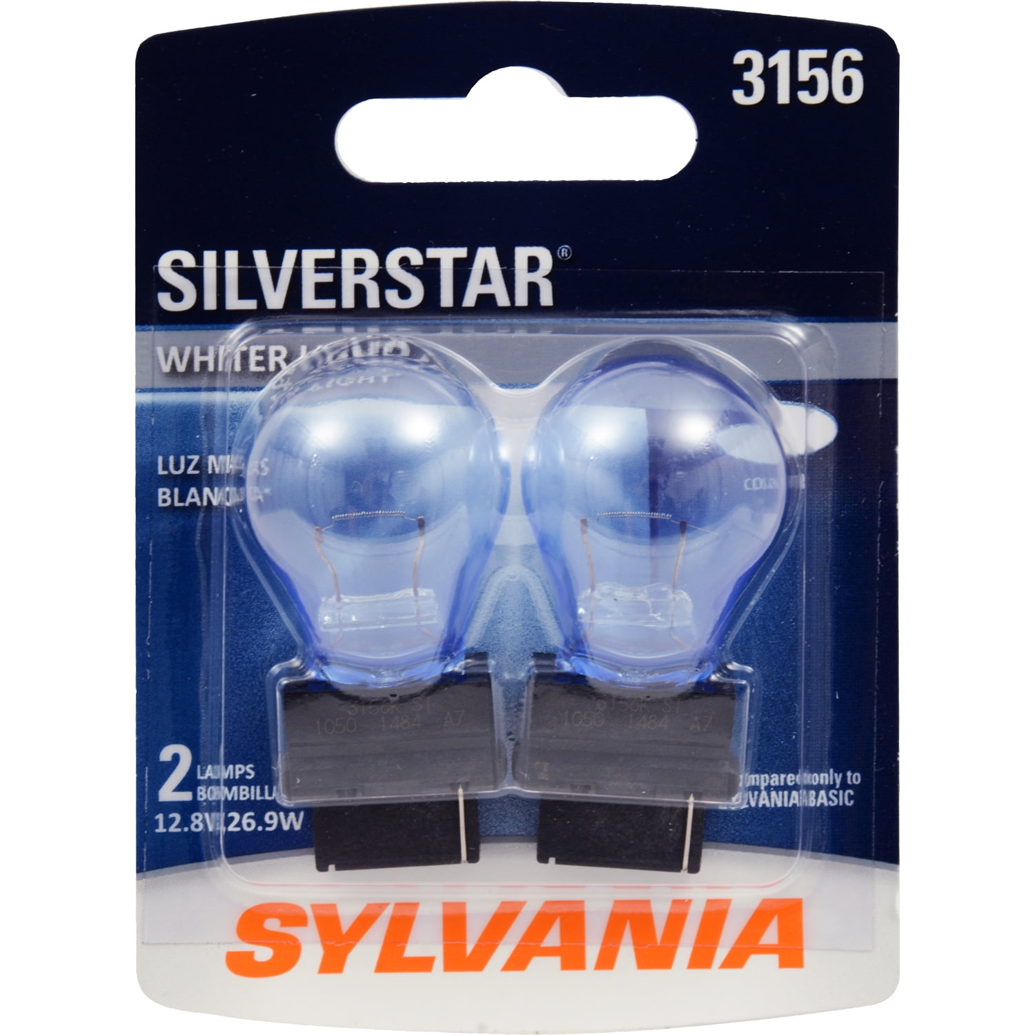 SYLVANIA 3156 SilverStar Mini Bulb, Pack of 2 - Walmart.com