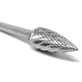 SG-5 Double Cut Tree Pointed 1/2" x 1" Carbide Burr Bur Tool Die ...