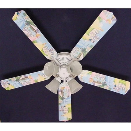 Ceiling Fan Designers 52FAN-DIS-PPE Disney Princesses- Castle Ceiling ...